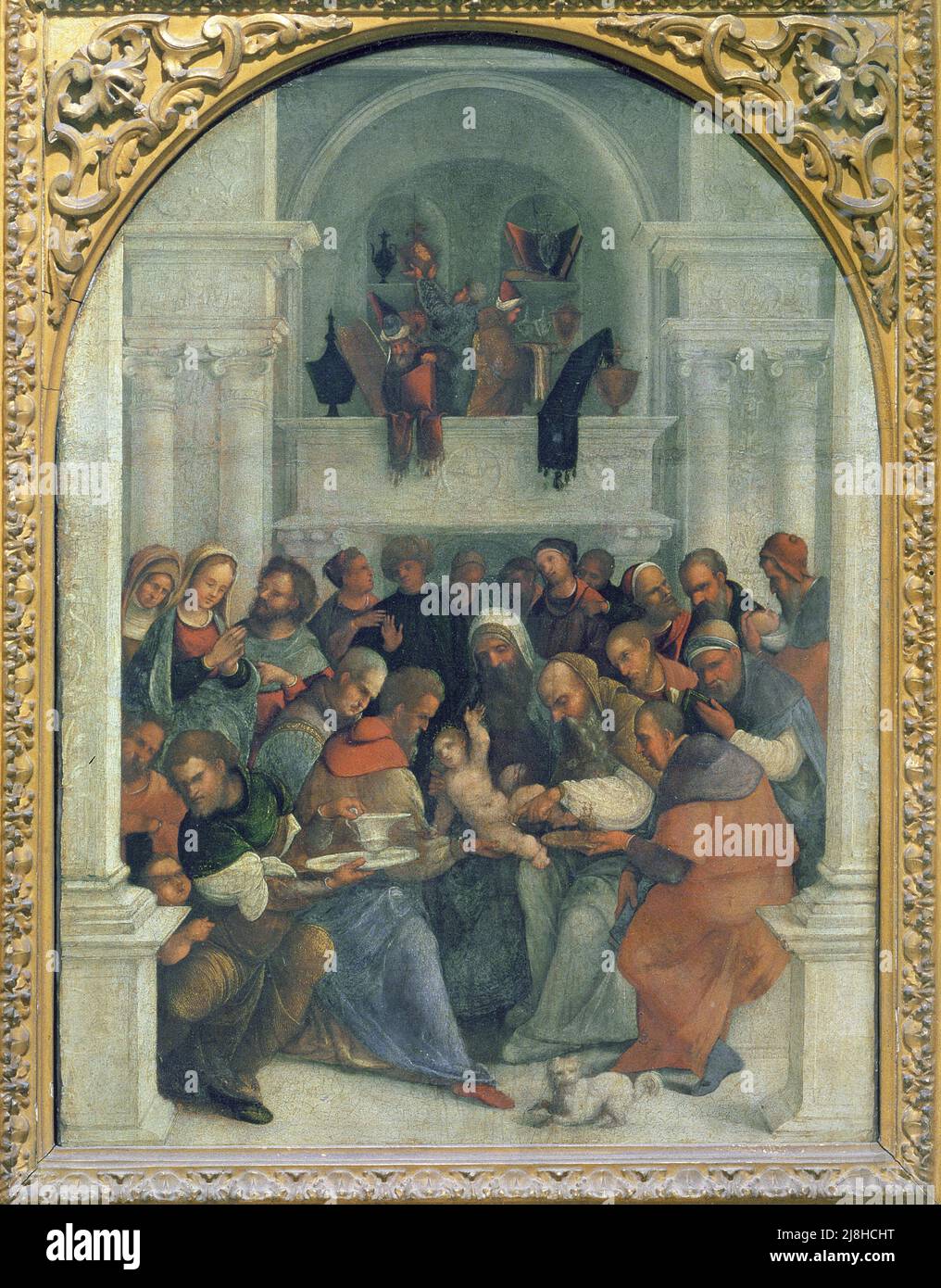 The Death of Anianus from the Brussels Tapestries, replicas of Raphael ...