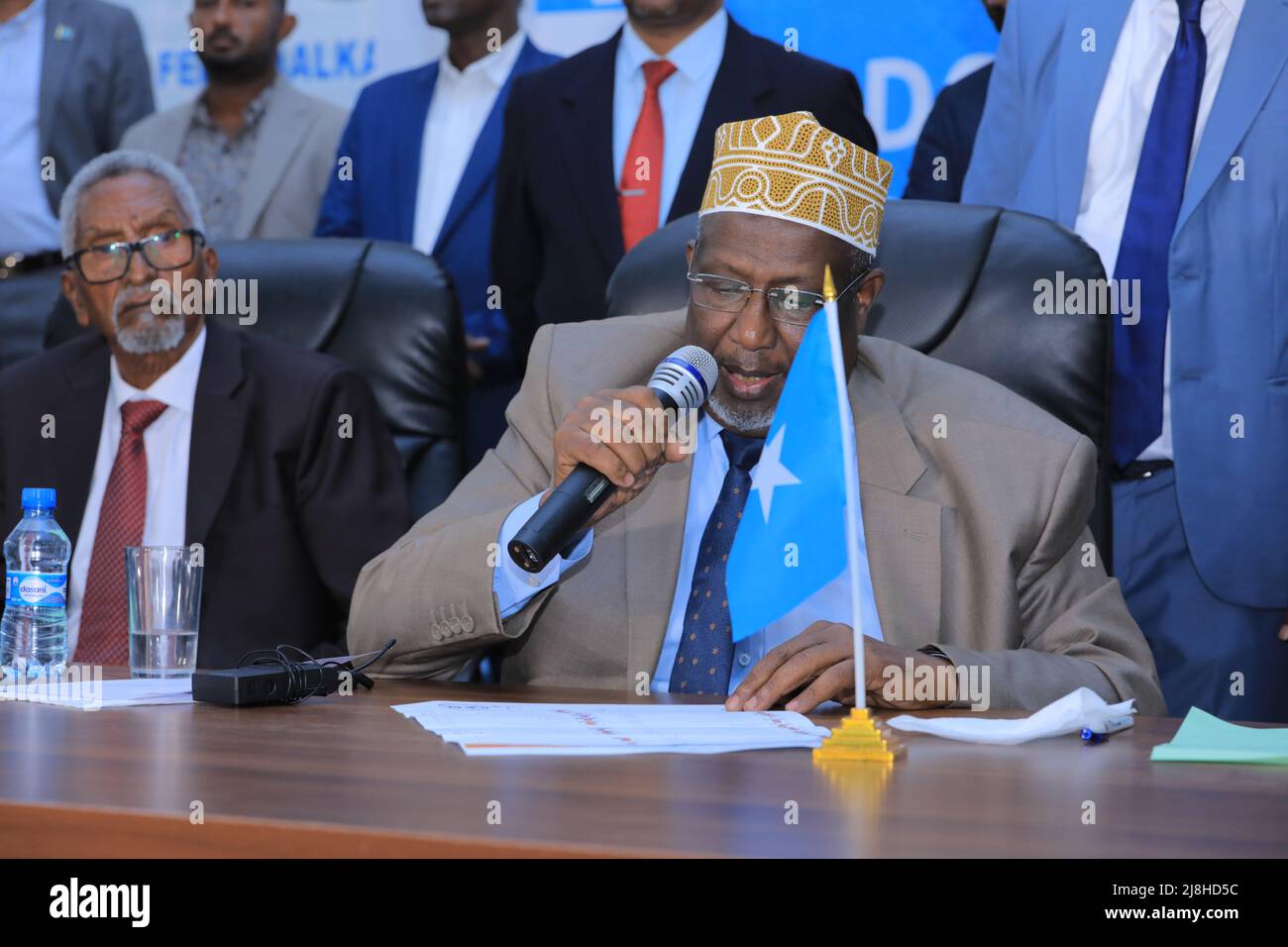 Somali president hassan sheikh hi-res stock photography and images - Alamy