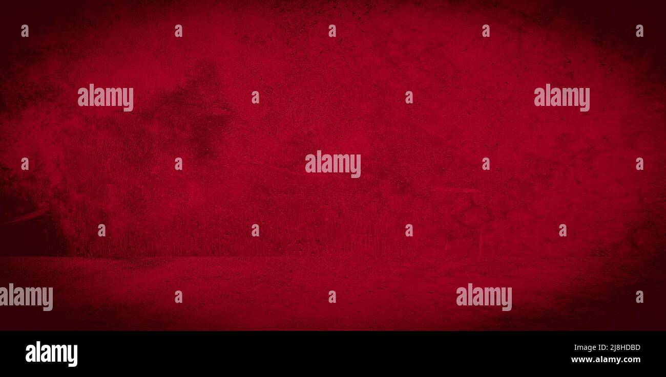 Old wall texture cement black red background abstract dark color design ...