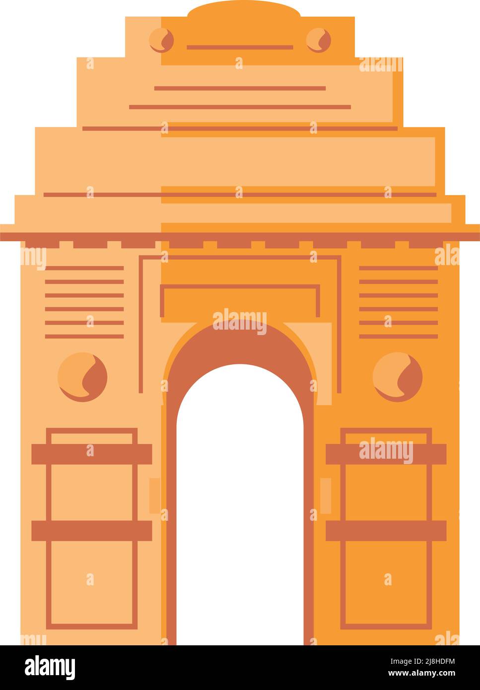 landmark with building of Delhi Stock Vector Image & Art - Alamy