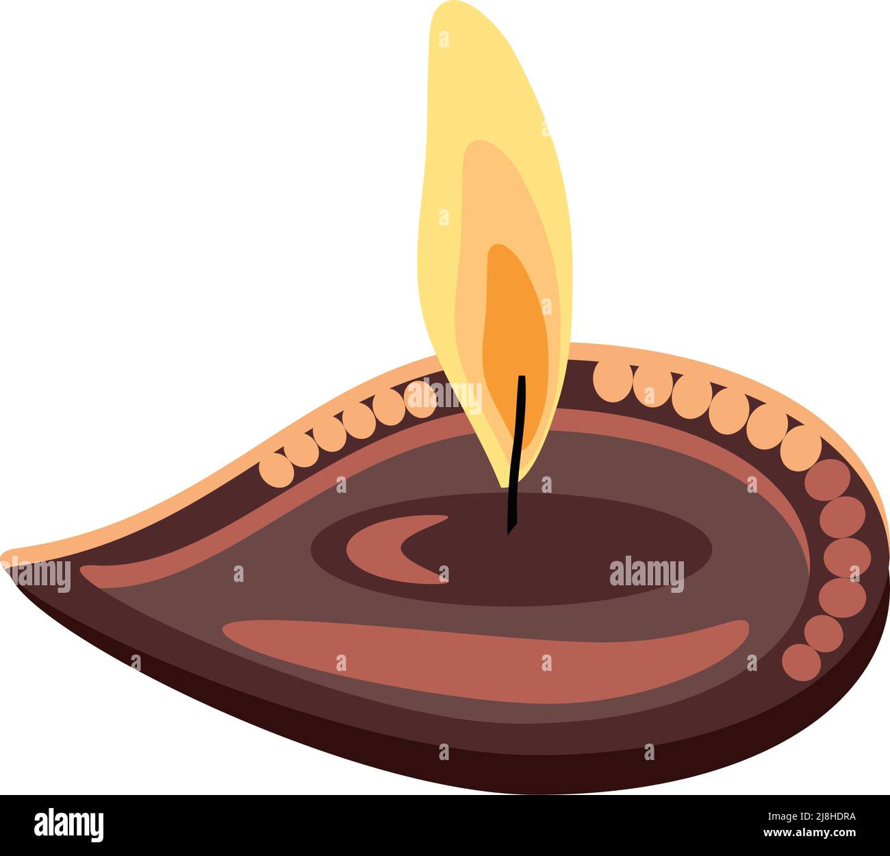 diya oil lamp Stock Vector Image & Art - Alamy