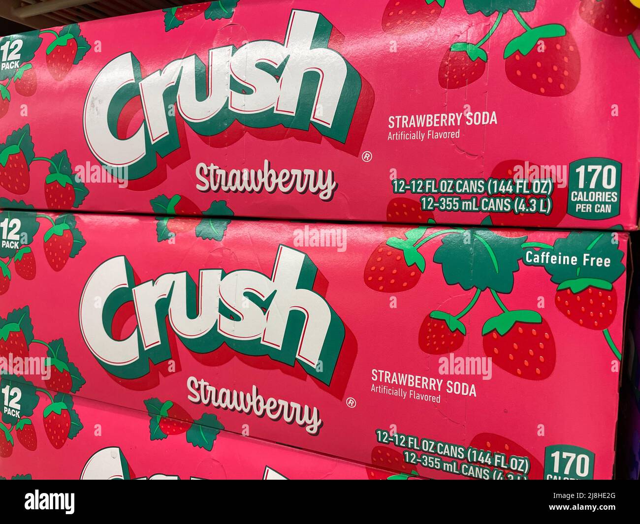 Strawberry Crush Soda Logo