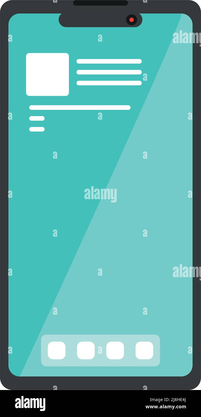smartphone screen device Stock Vector Image & Art - Alamy