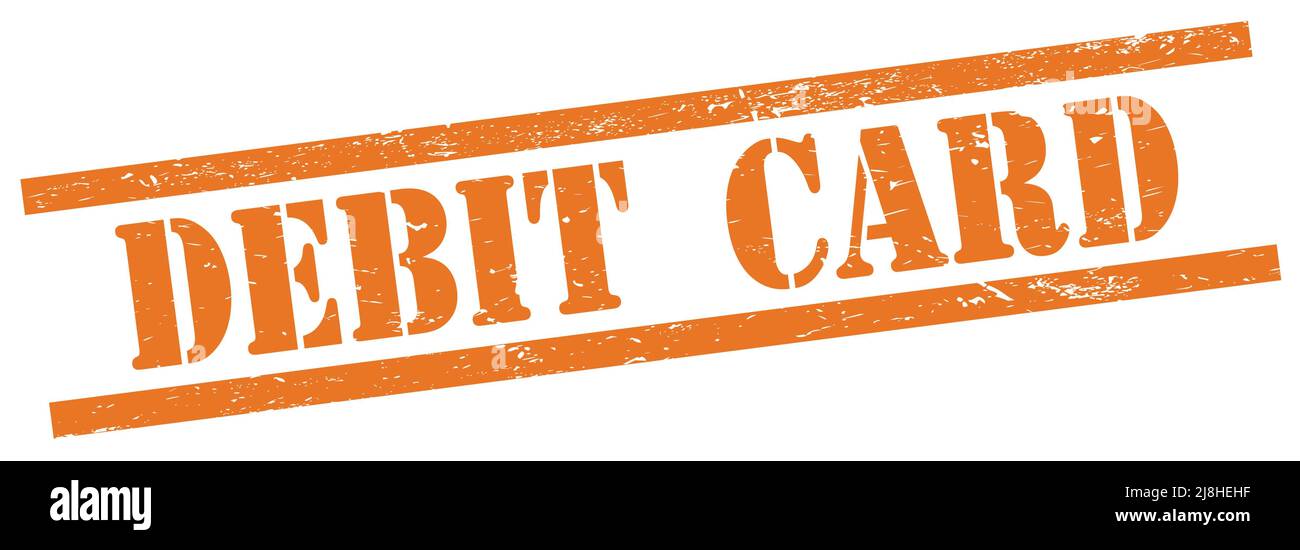 Debit card stamp hi-res stock photography and images - Alamy