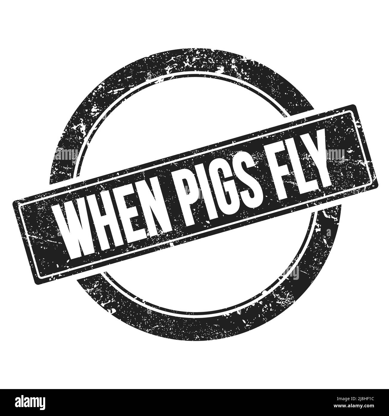 When pigs fly stamp hi-res stock photography and images - Alamy