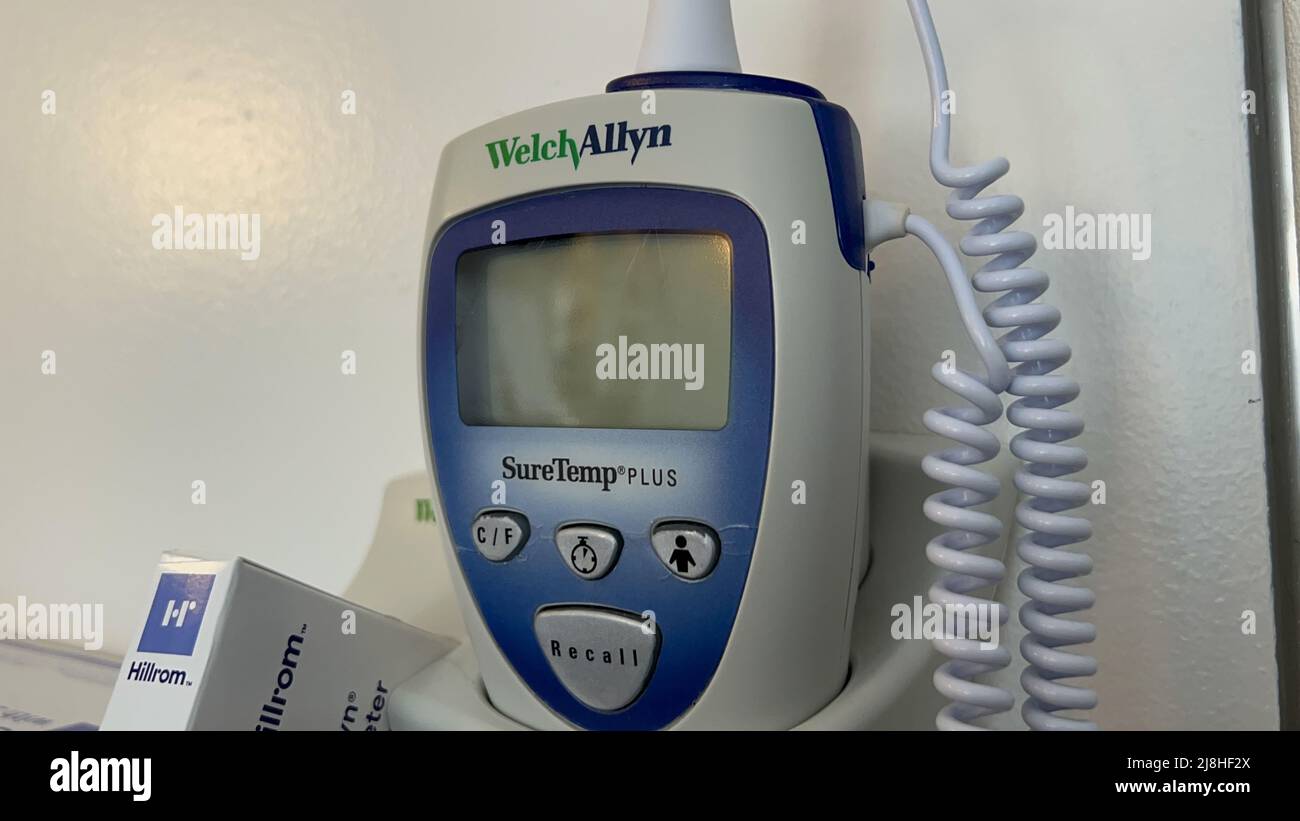Welch Allyn Thermometer in a hospital in San Francisco, California ...