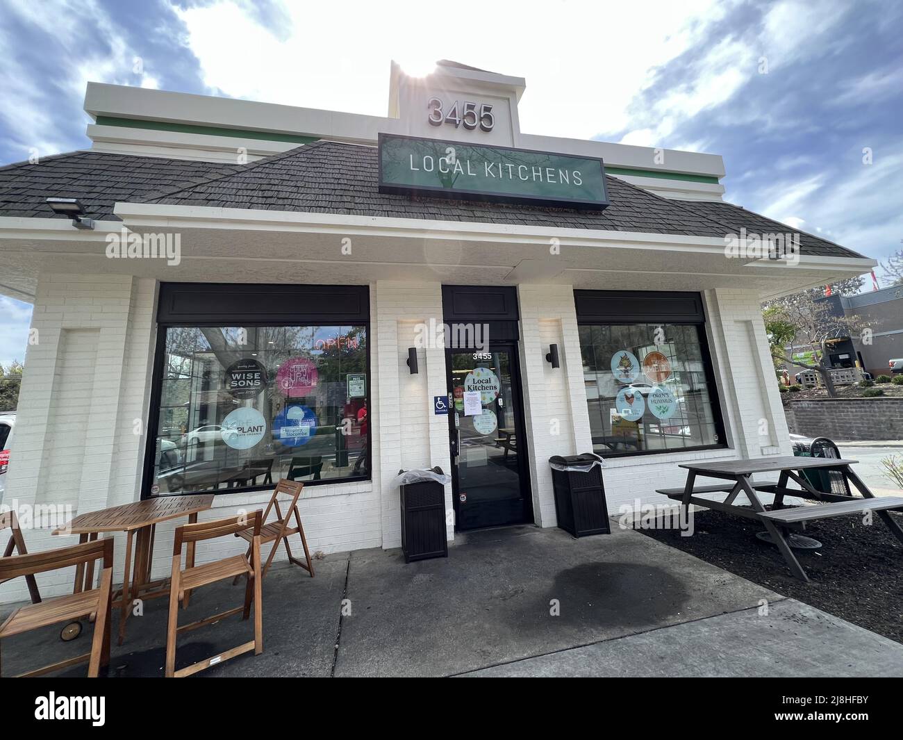 Facade of Local Kitchens micro food hall in Lafayette, California ...
