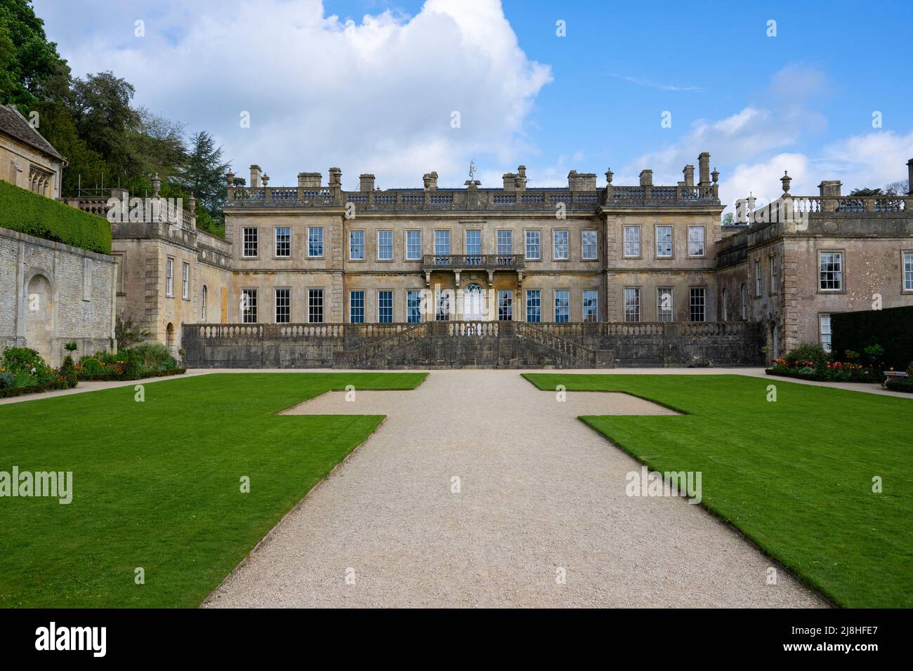 Dyrham Park is a baroque English country house in an ancient deer park ...