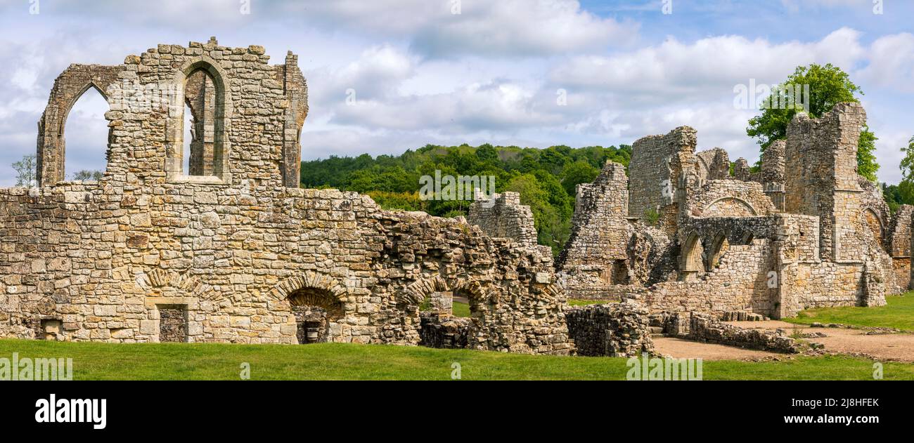 The magnificent 12th century ruins of Bayham old abbey on the Kent East ...