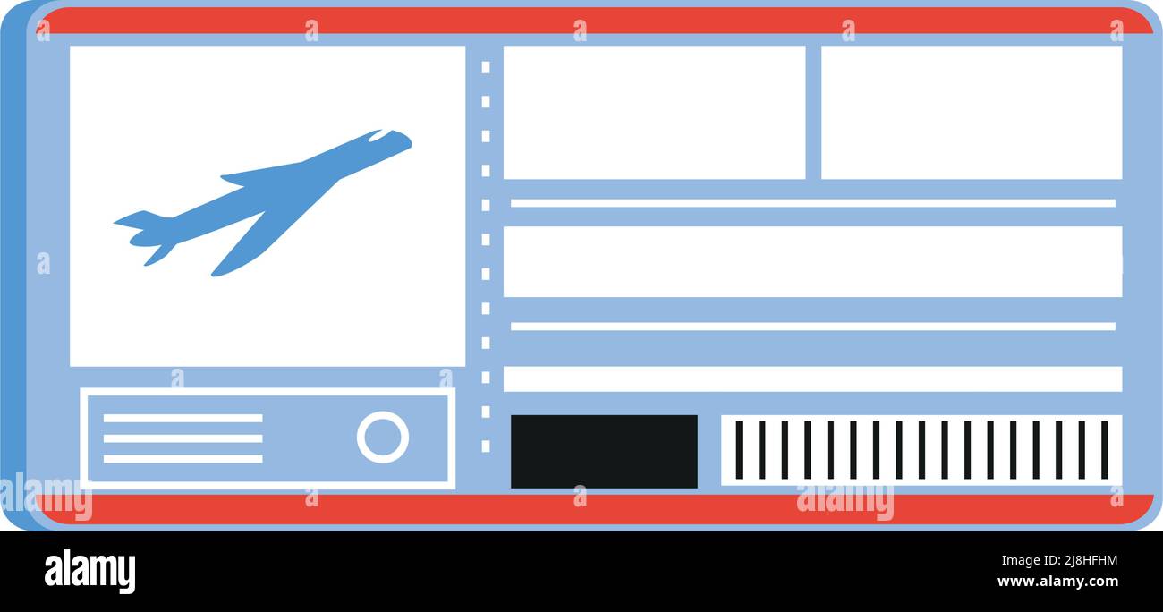 airline ticket icon Stock Vector Image & Art - Alamy