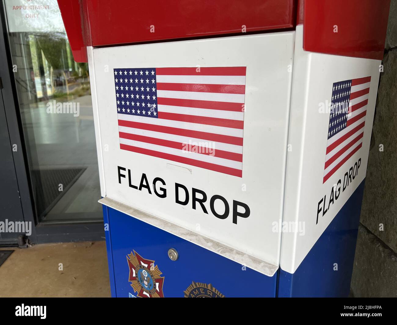 Flag disposal box hi-res stock photography and images - Alamy