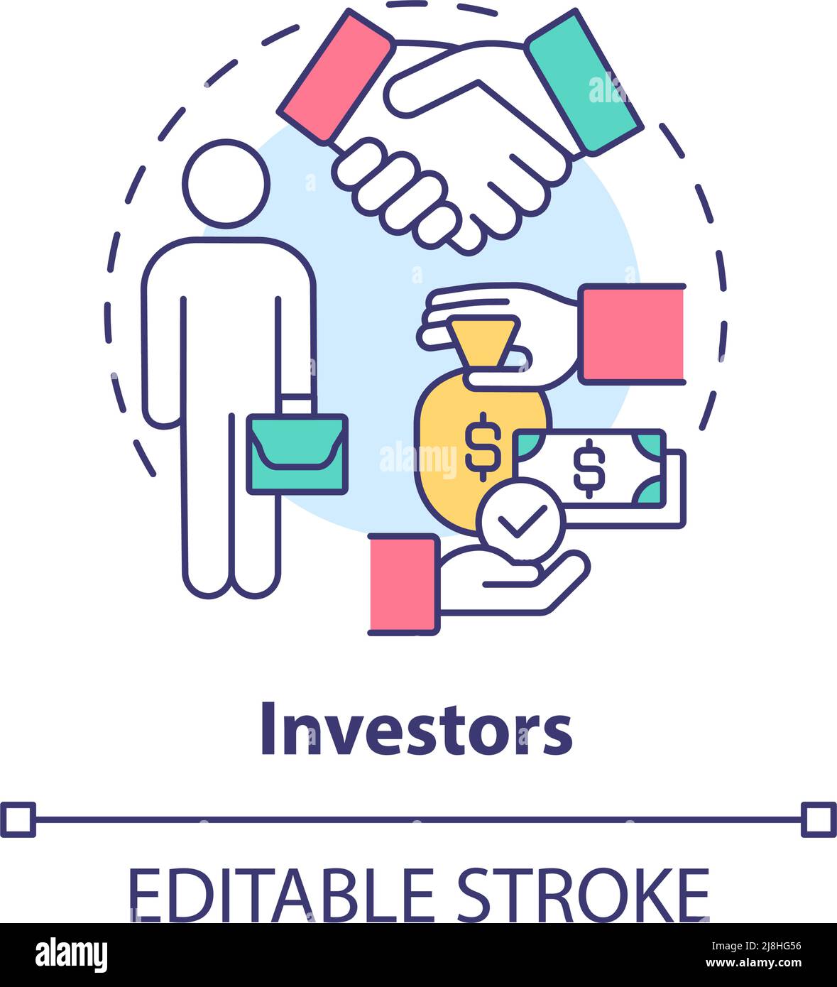 Group of investors Stock Vector Images - Alamy