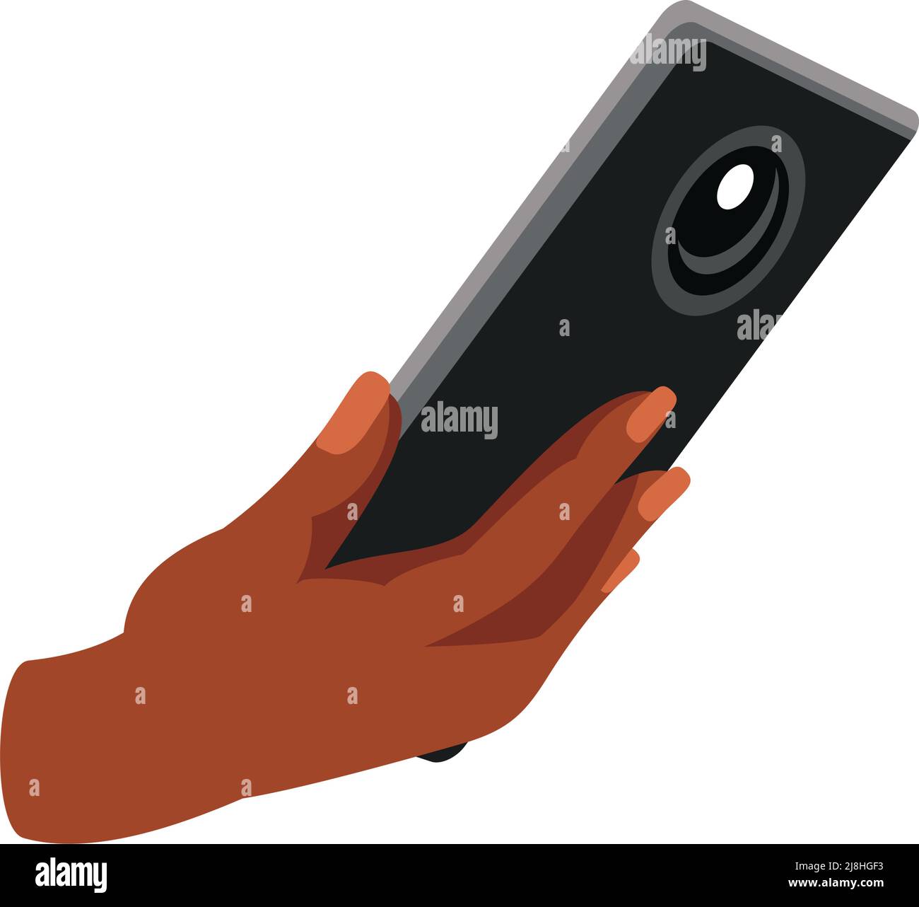 hand using a smartphone Stock Vector Image & Art - Alamy