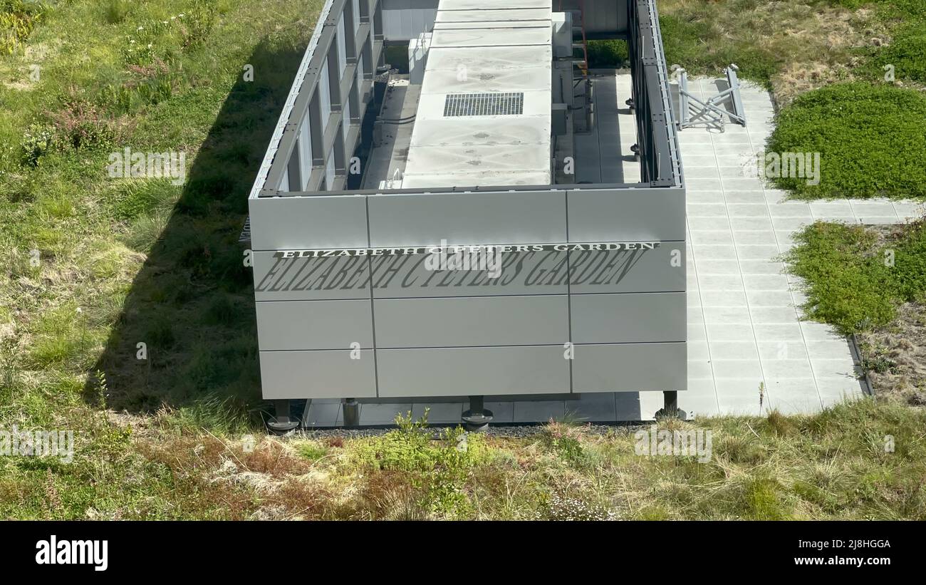 Green roof or living roof at the Elizabeth C Peters Garden at CPMC ...