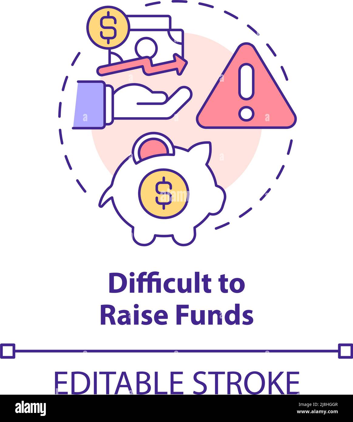 Raise fund Stock Vector Images - Alamy