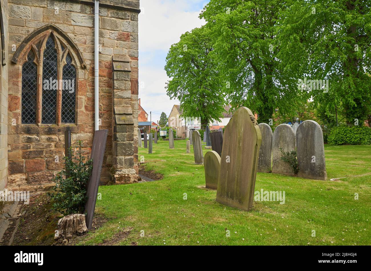 Gravestones in a cemetery Stock Photo - Alamy