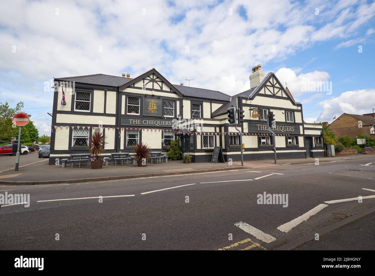 Big village pub in Breaston, Derbyshire, UK Stock Photo - Alamy