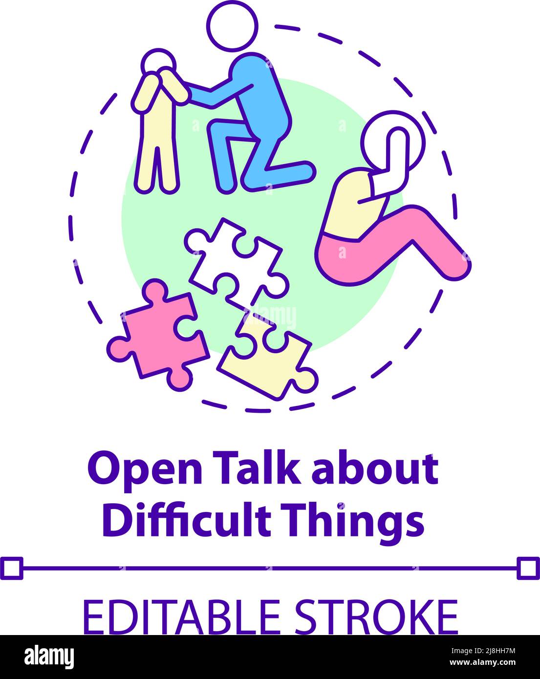 Difficult relationship Cut Out Stock Images & Pictures - Alamy