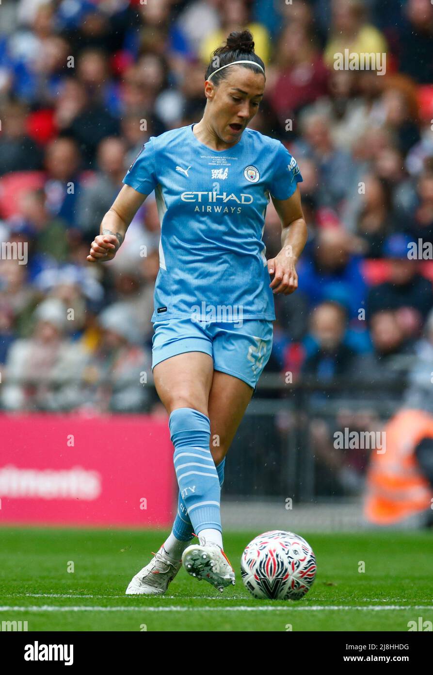 LONDON, ENGLAND - MAY 15:Lucy Bronze of Manchester City WFC during ...