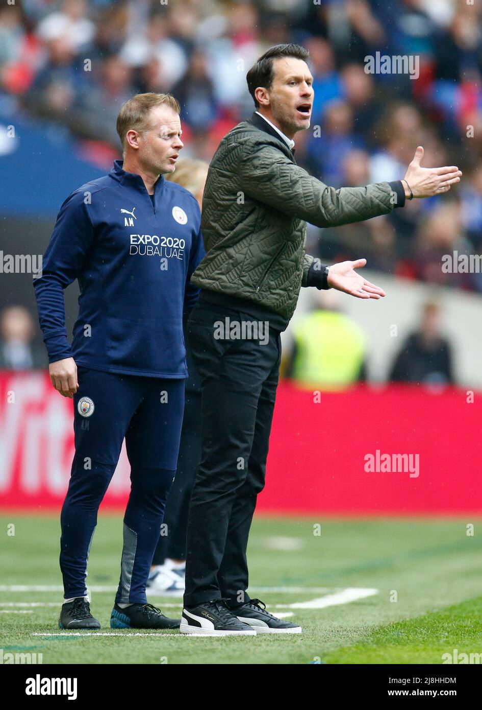 LONDON, ENGLAND - MAY 15:Gareth Taylor manager of Manchester City WFC ...