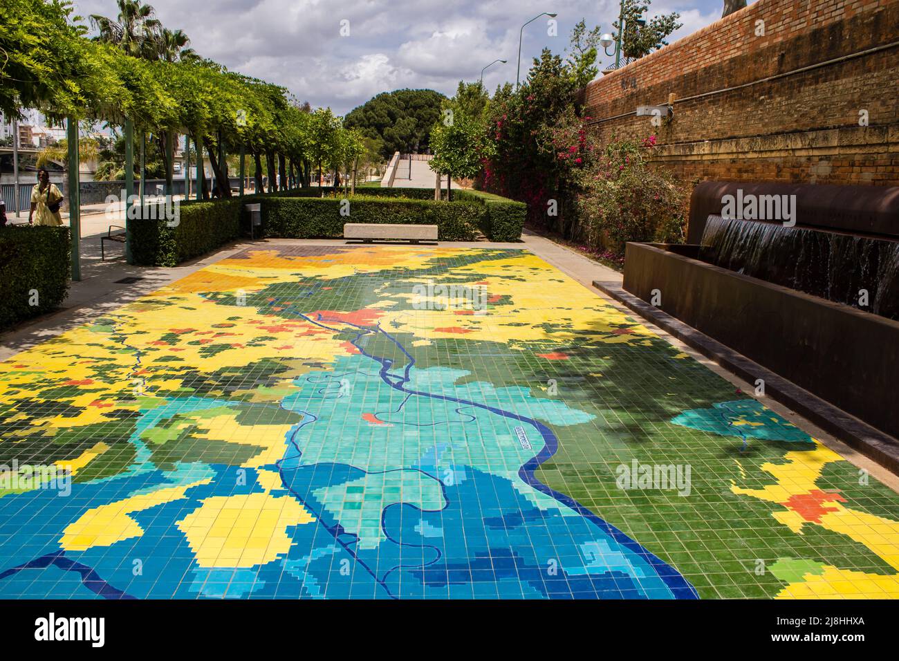 Seville, Spain - May 16, 2022 Cityscape and architecture of Seville, an ...