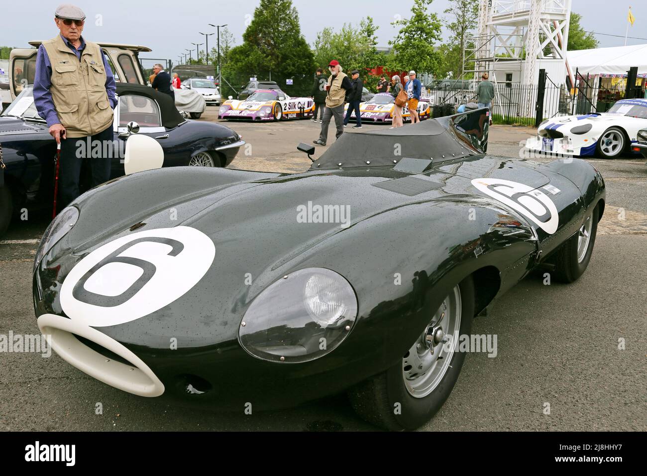 Jaguar D-Type (XKD 505, 1955 Le Mans 24hr Winner), Jaguar Centenary Day ...