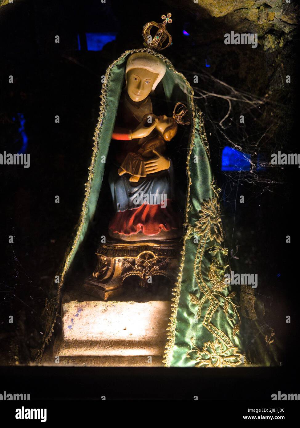 Nossa Senhora da Nazare Replica Statue. Famous medieval statue in the ...