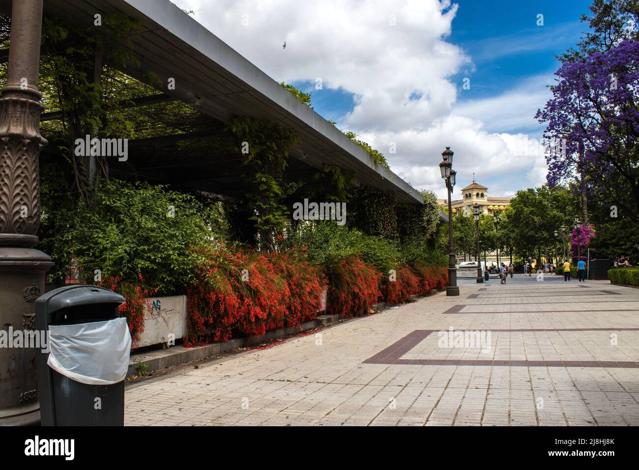 Seville, Spain - May 16, 2022 Cityscape and architecture of Seville, an ...