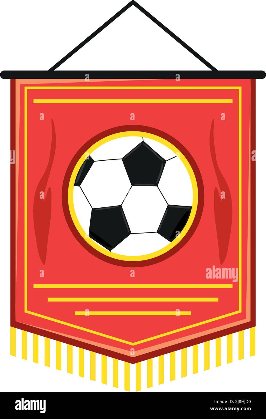 soccer pennant decoration Stock Vector Image & Art - Alamy