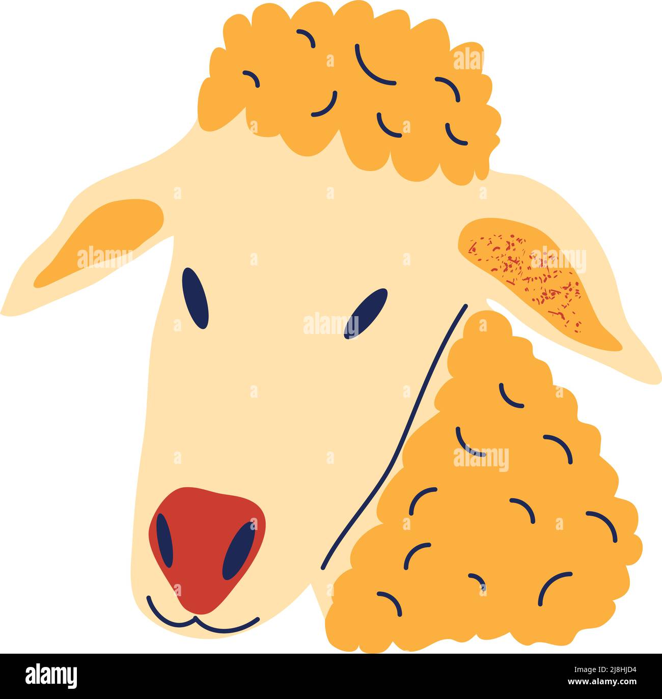 sheep animal cartoon Stock Vector Image & Art - Alamy