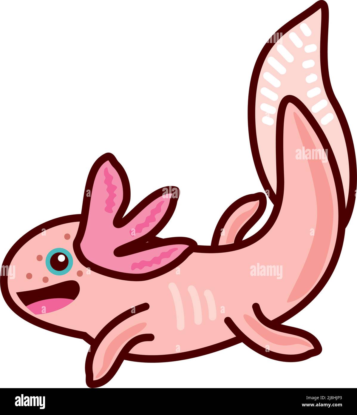 axolotl vector icon Stock Vector Image & Art - Alamy
