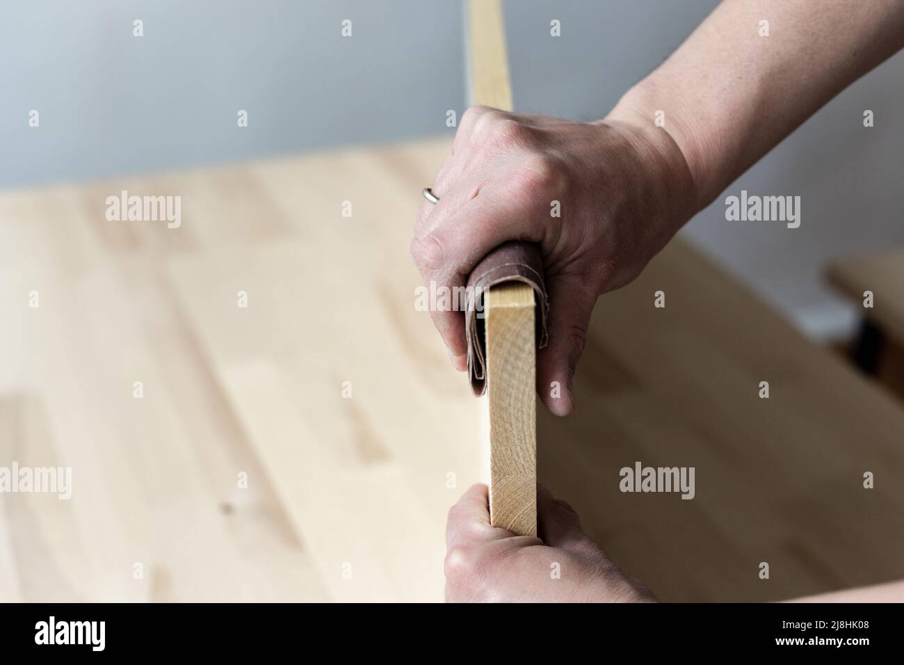 Hand sanding hi-res stock photography and images - Alamy