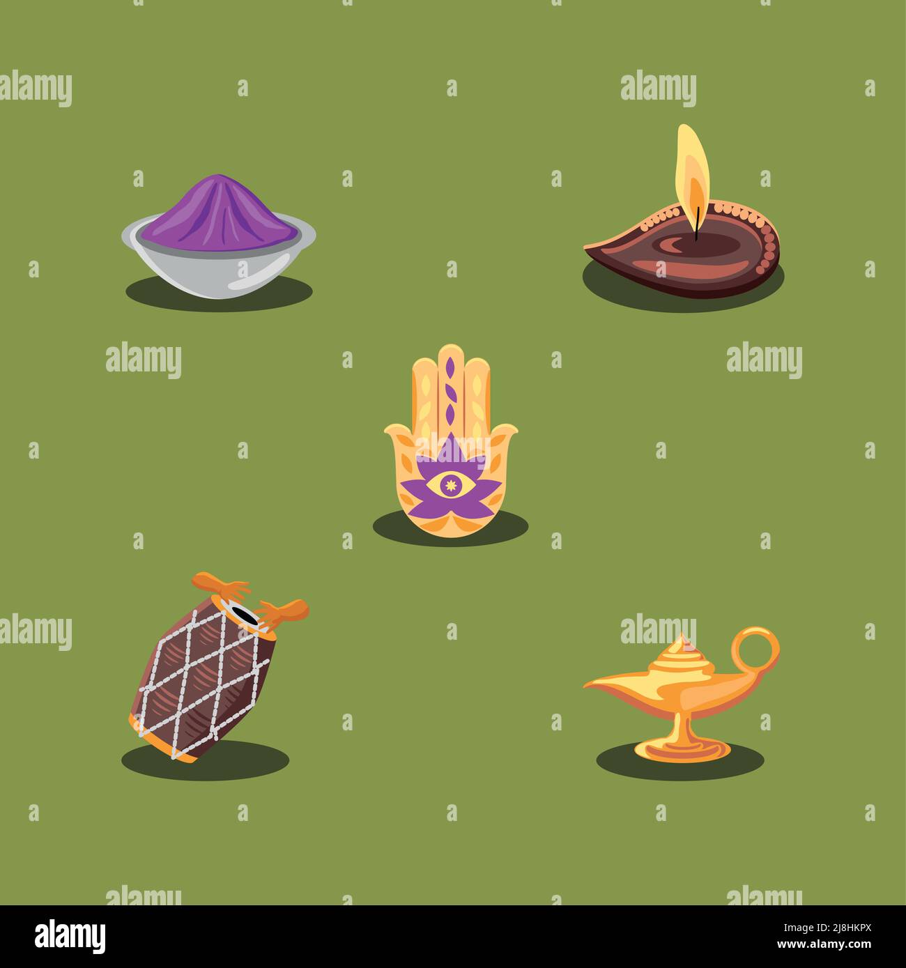 indian culture stuff Stock Vector Image & Art - Alamy