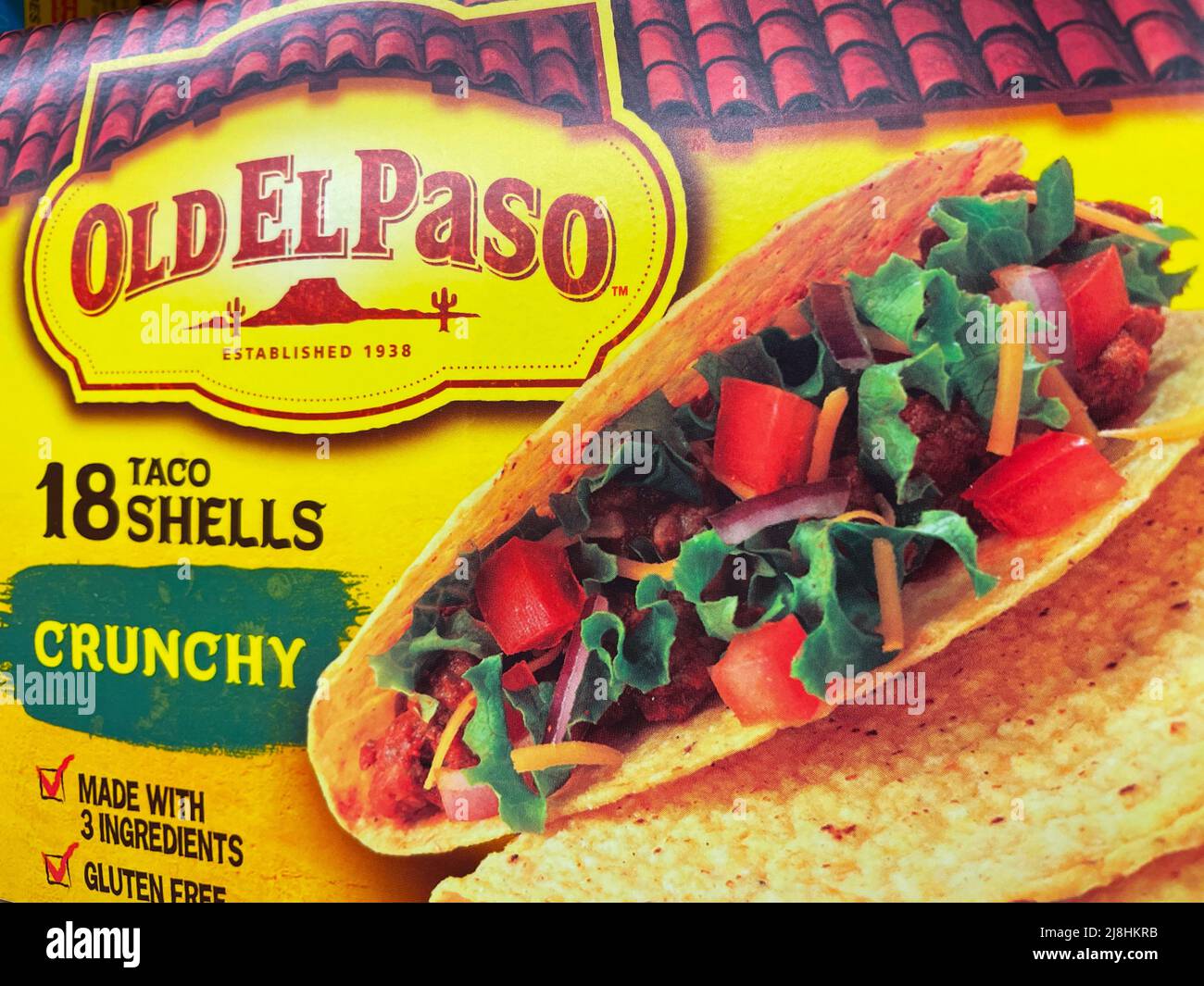 Grovetown, Ga USA - 12 15 21: Mexican products on a store shelf Old El ...