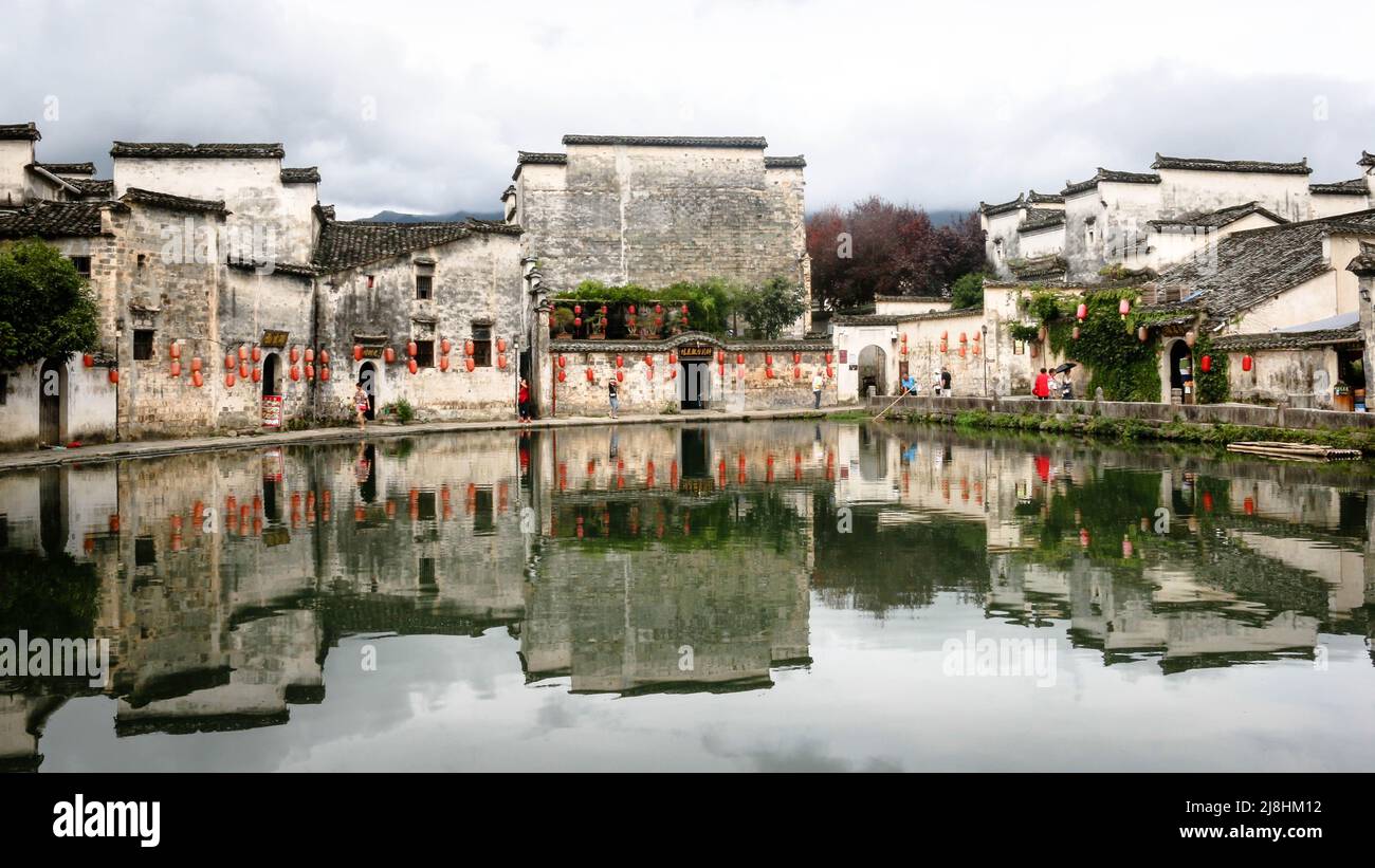 The ancient village of Hongcun in China Stock Photo - Alamy