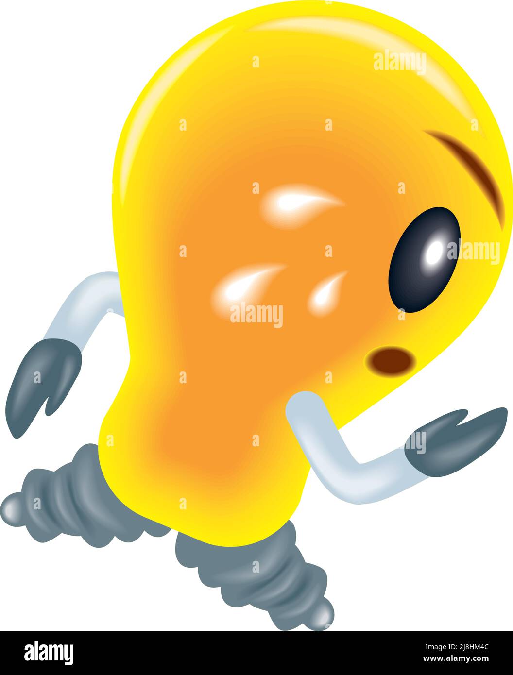 running light bulb Stock Vector Image & Art - Alamy