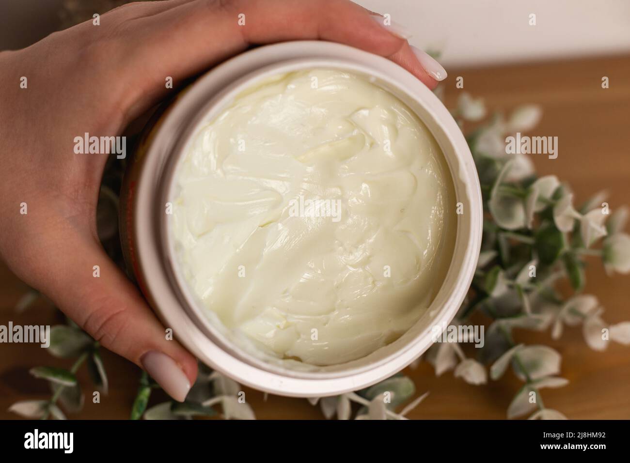 Beauty cream dollop white hi-res stock photography and images - Alamy