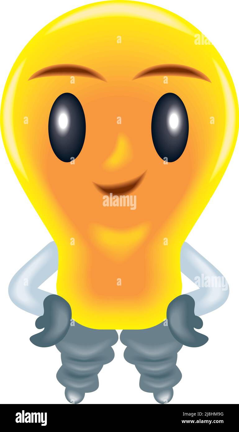 cartoon light bulb Stock Vector Image & Art - Alamy
