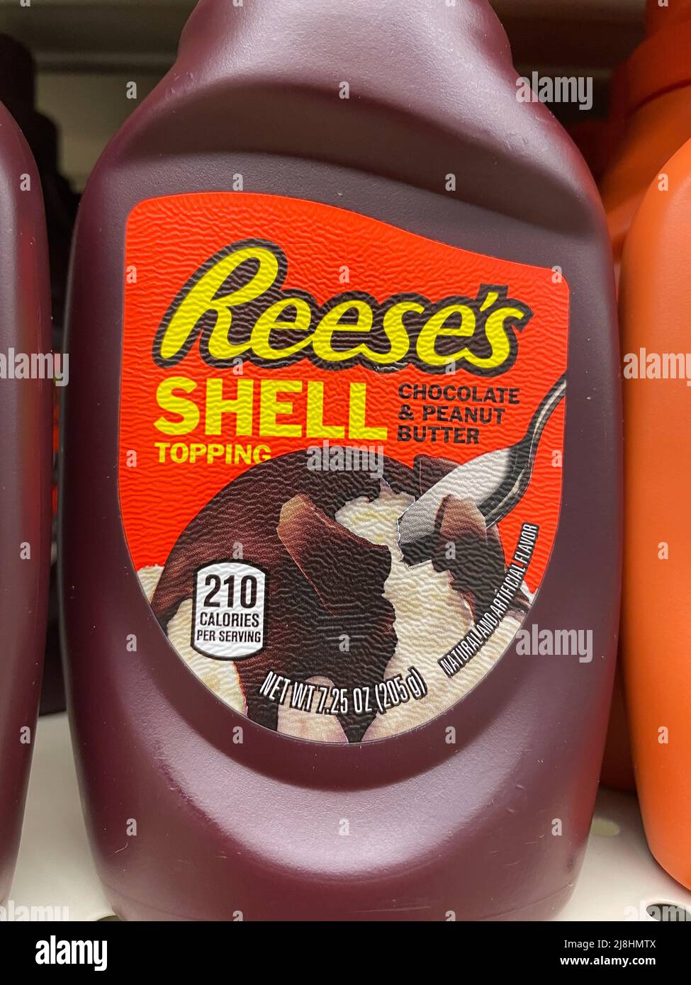 Grovetown, Ga USA - 12 15 21: Ice Cream toppings on a retail store ...