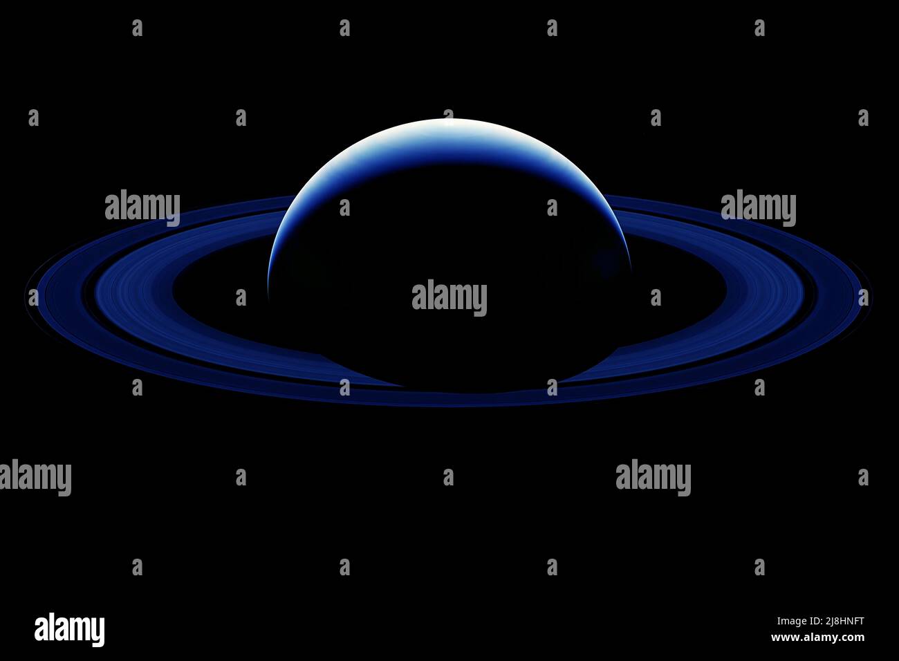 Planet Saturn on a dark background. Elements of this image furnished by ...