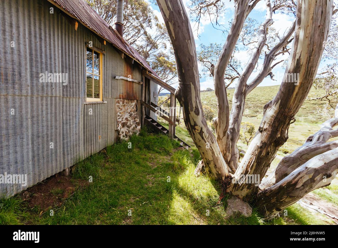 Cope Hut near Falls Creek in Australia Stock Photo - Alamy