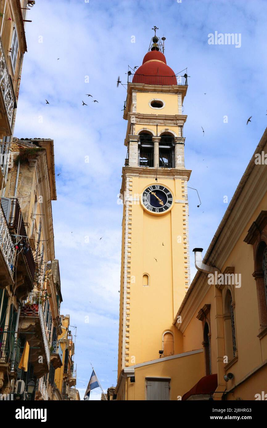 Corfu Town (Kerkyra) - UNESCO World Heritage Site in Greece. Saint ...