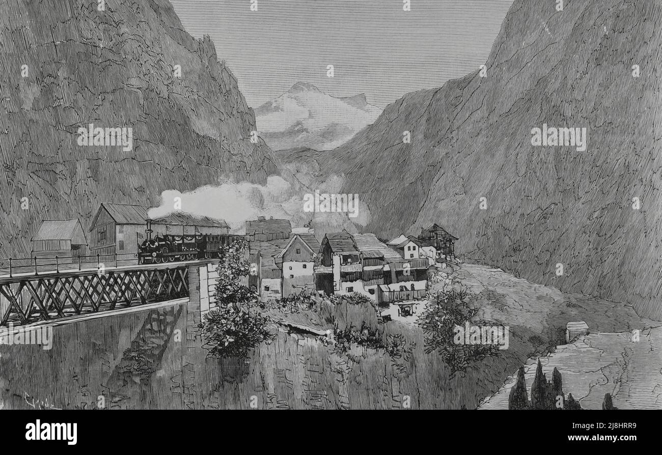 Goschenen station hi-res stock photography and images - Alamy