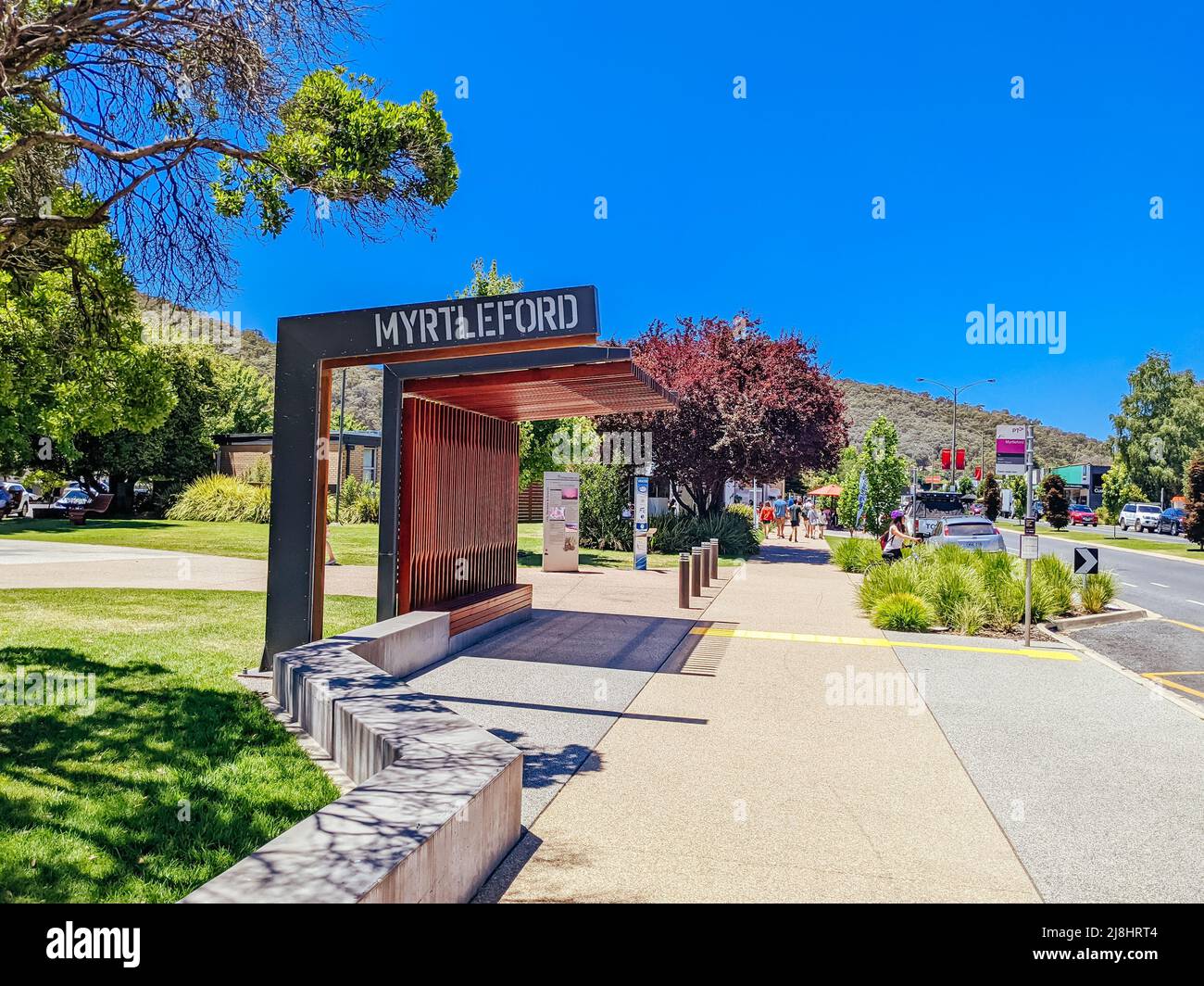 Historic Myrtleford Town Centre Stock Photo - Alamy