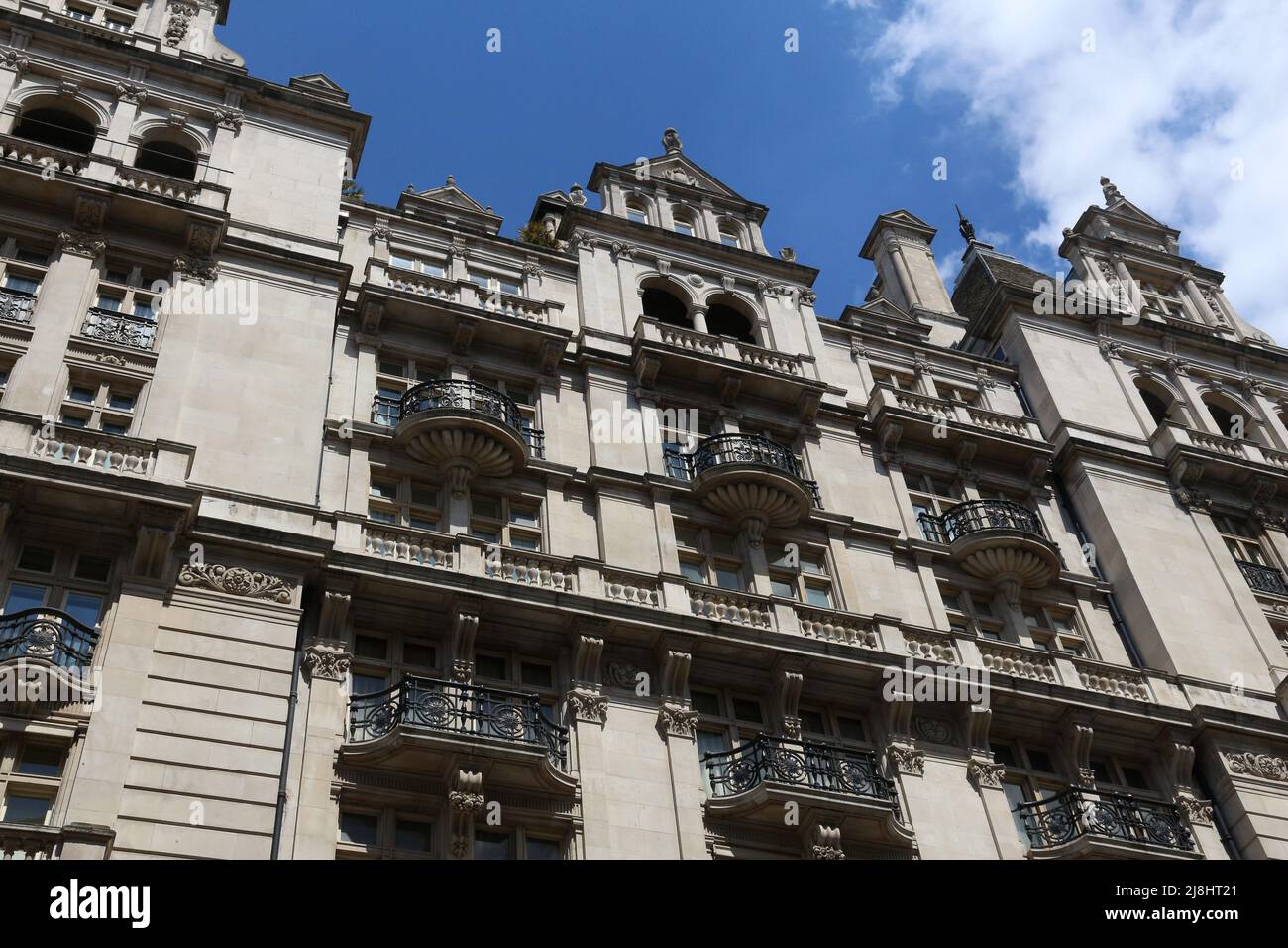 London UK landmark. Victorian architecture of former Secret Service HQ ...
