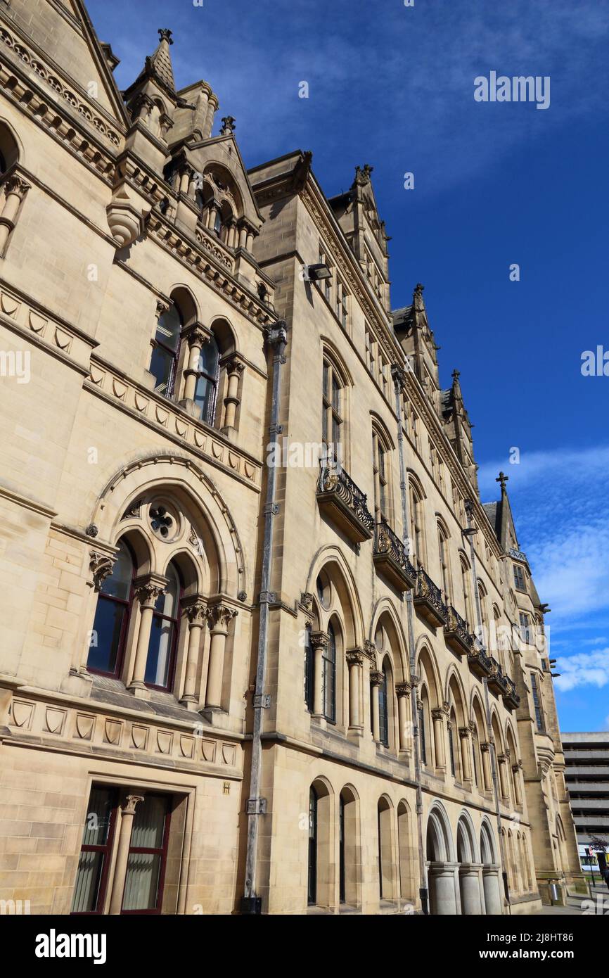Bradford city, UK. City Hall at Centenary Square Stock Photo - Alamy