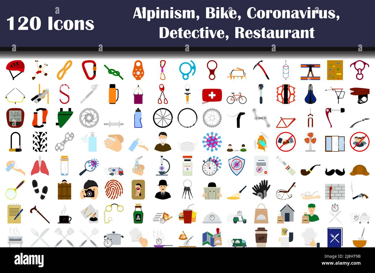 Bike covid Stock Vector Images - Alamy