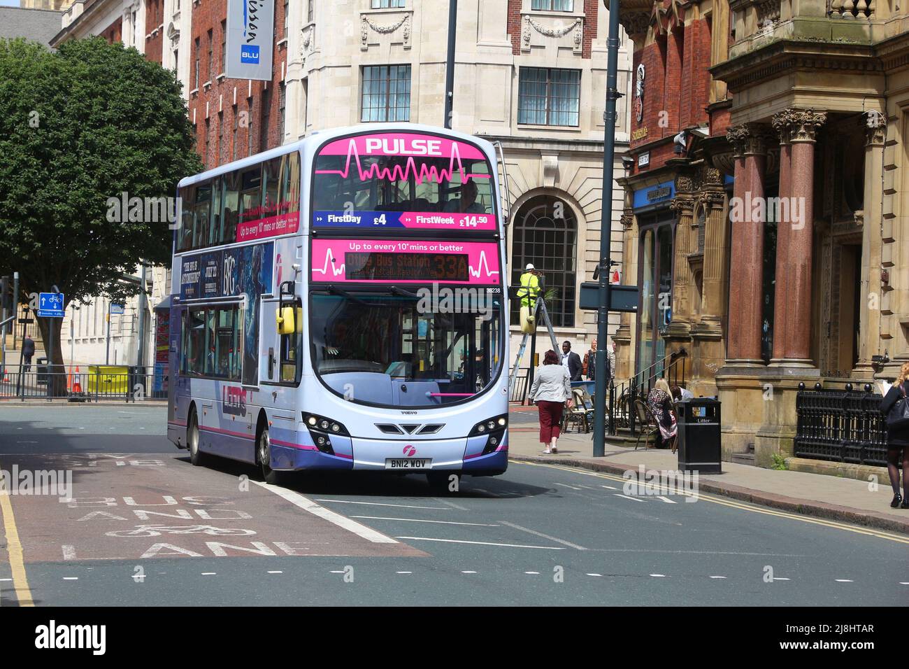 First leeds bus double decker hi-res stock photography and images - Alamy