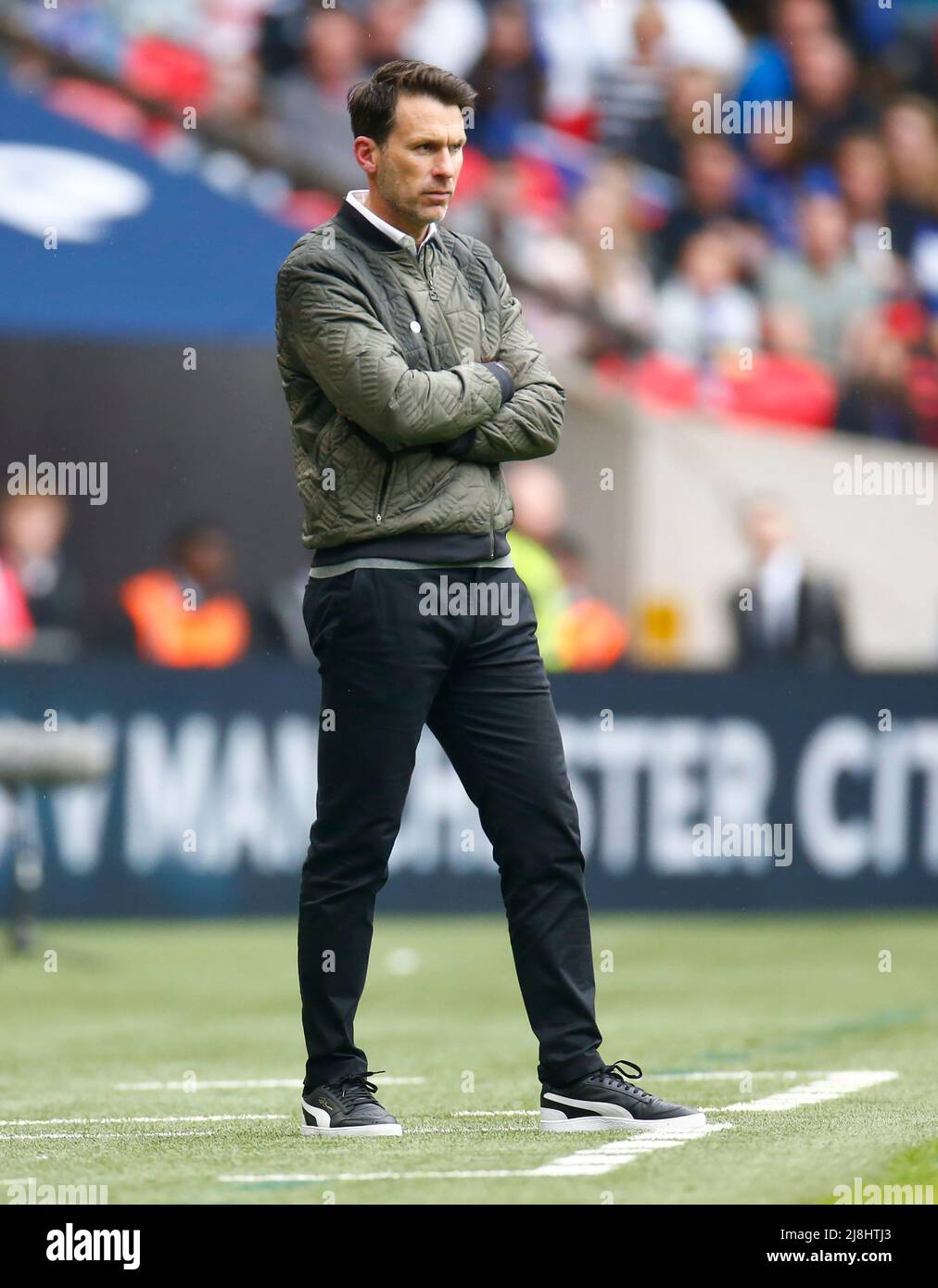 LONDON, ENGLAND - MAY 15:Gareth Taylor manager of Manchester City WFC ...