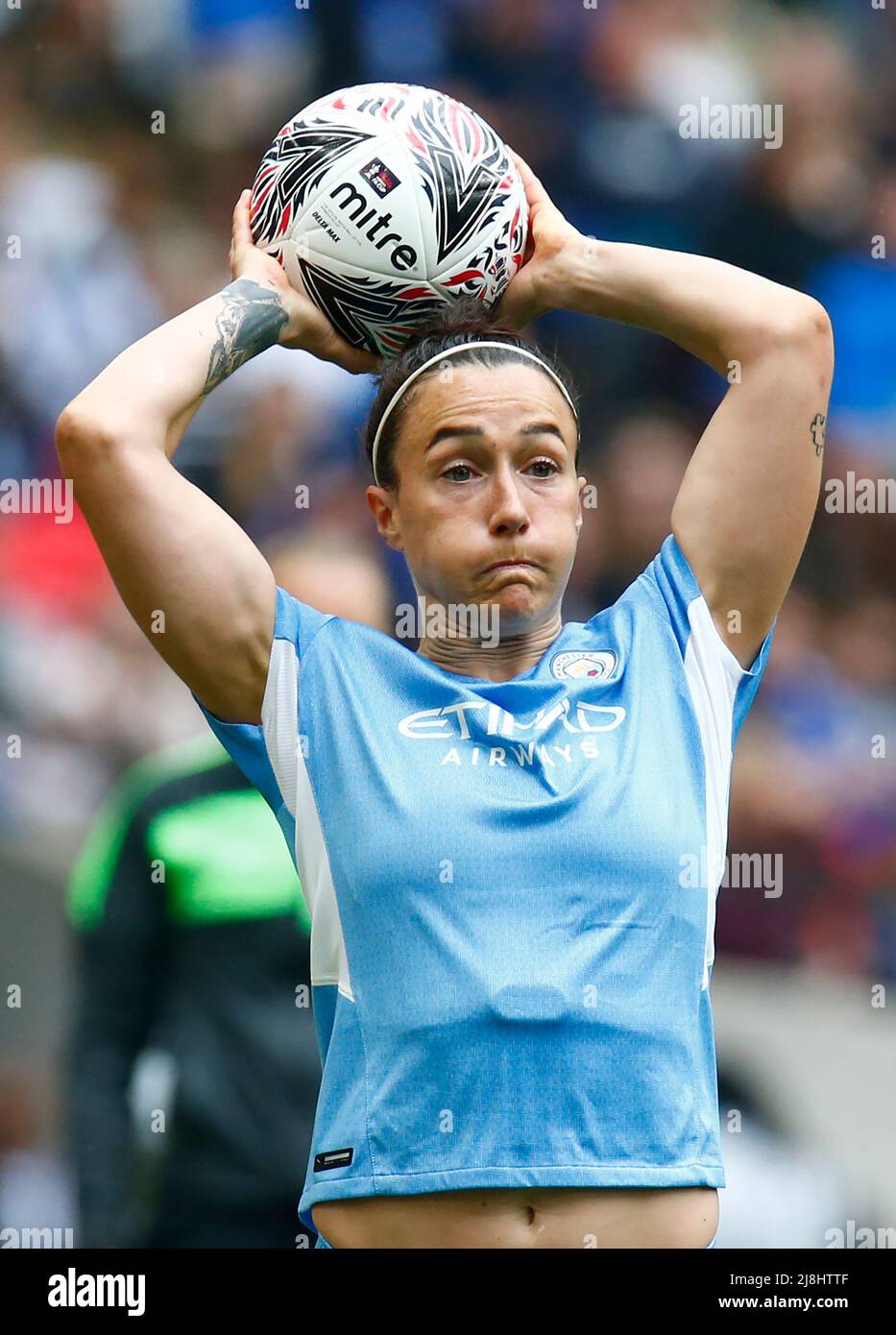 LONDON, ENGLAND - MAY 15:Lucy Bronze of Manchester City WFC during ...